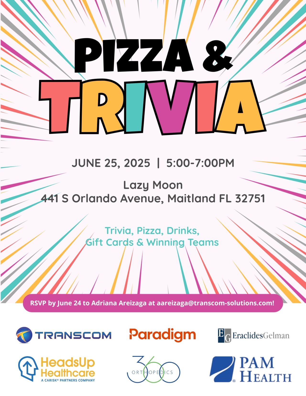 Pizza and Trivia | Eraclides Gelman