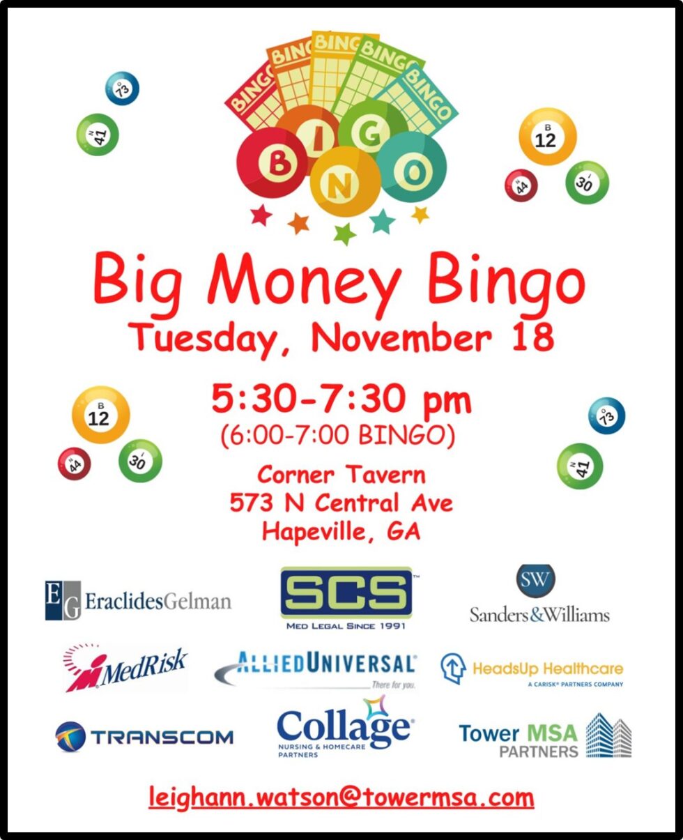 Atlanta Event-Bingo | Eraclides Gelman